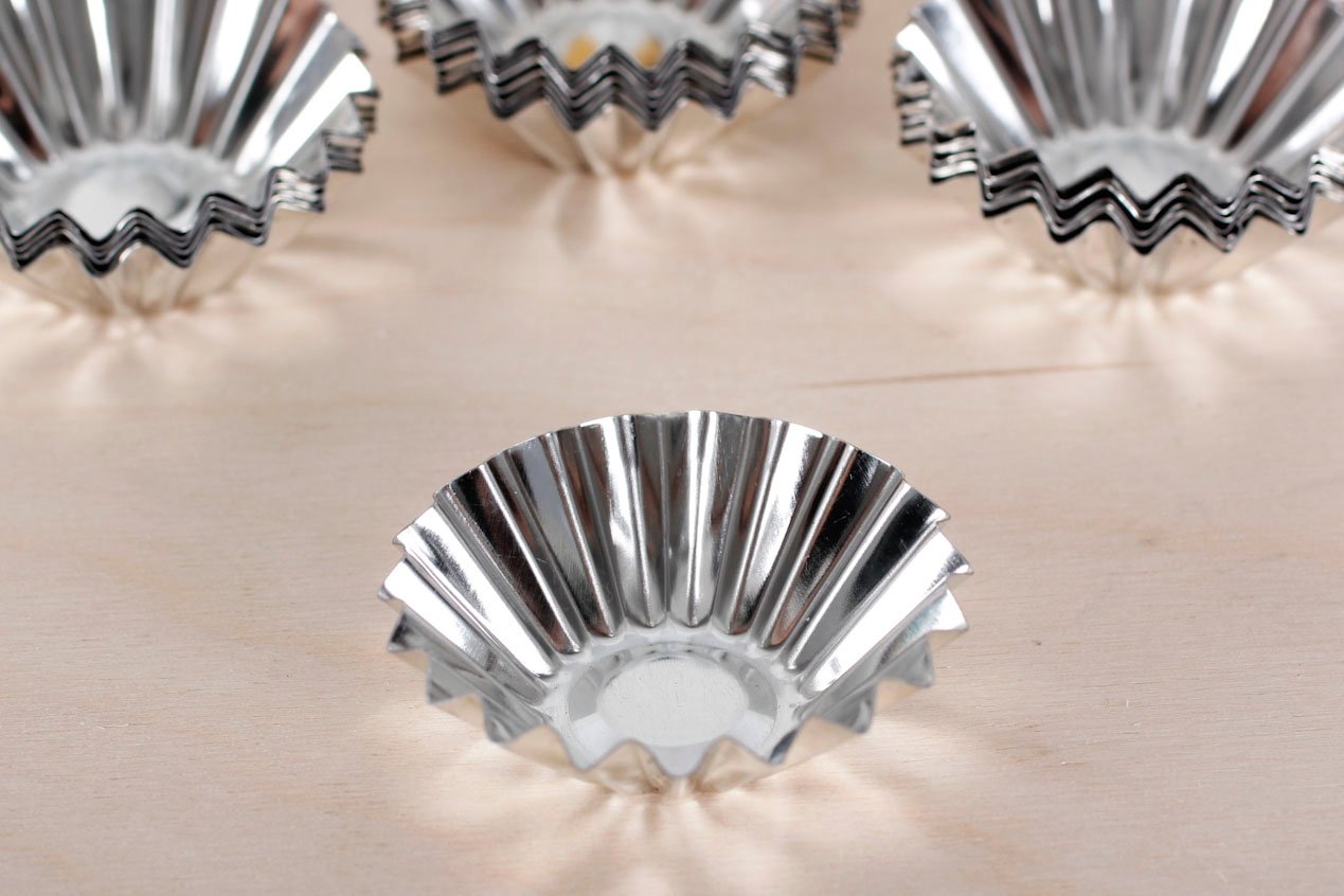 Formičky na pečenie muffinov a košíčkov kovové SNB KOŠÍČKY | Finesio.sk