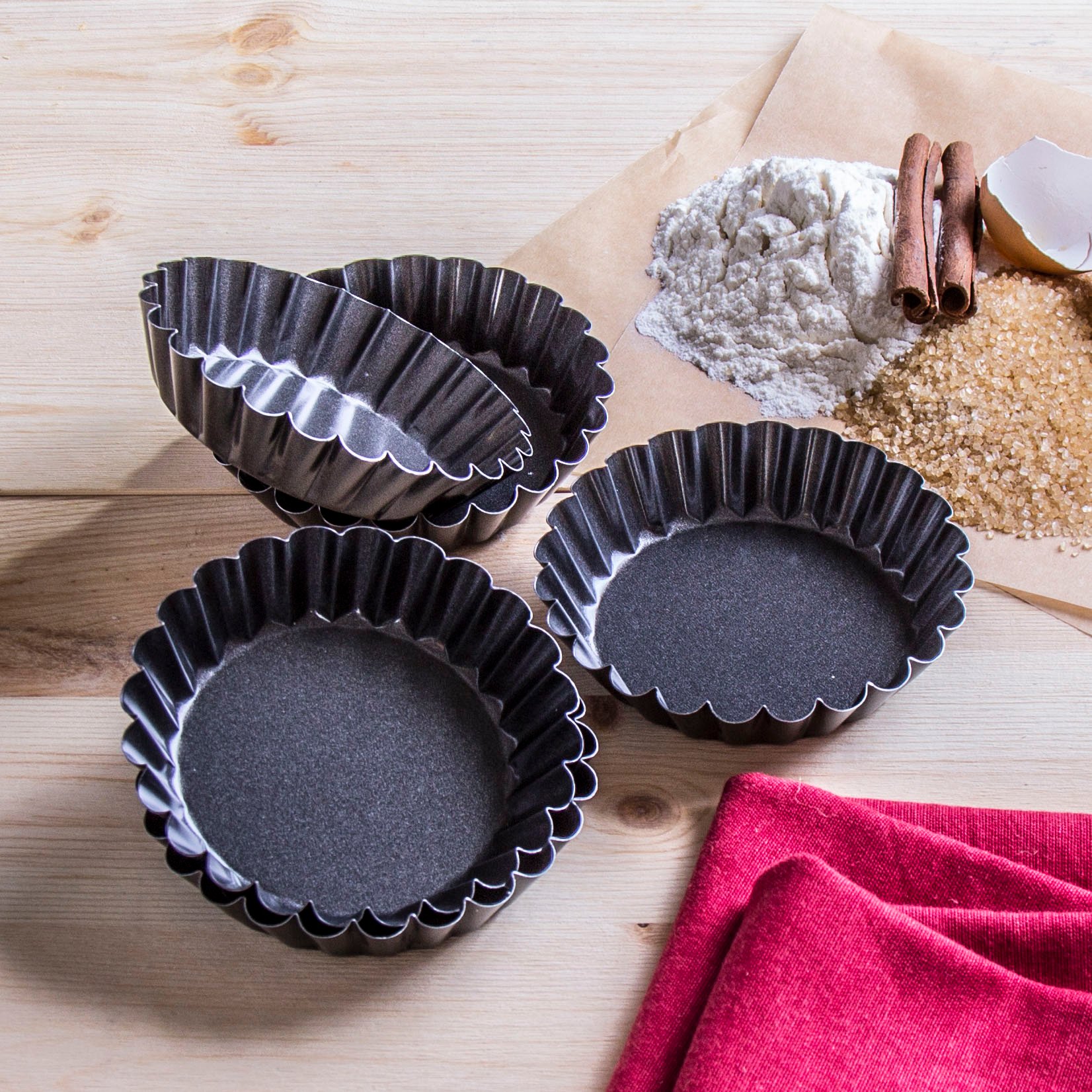 Formičky na tartaletky kovové SPINWAR BIG 5 ks | Finesio.sk