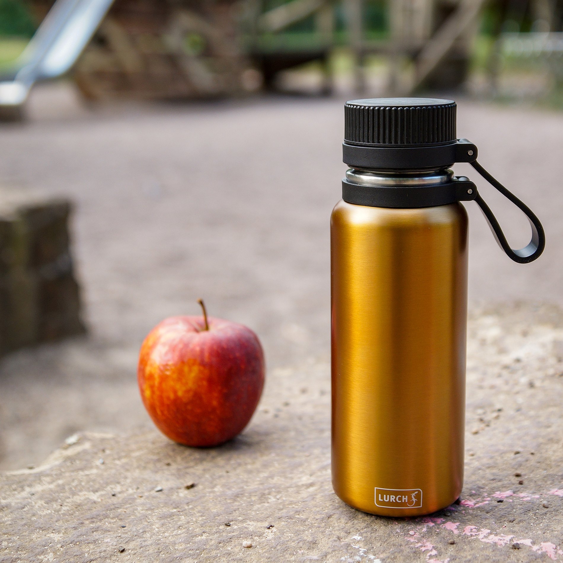 LURCH Game 0,5 l zlatá - termoska / termálna fľaša z nerezovej ocele ...
