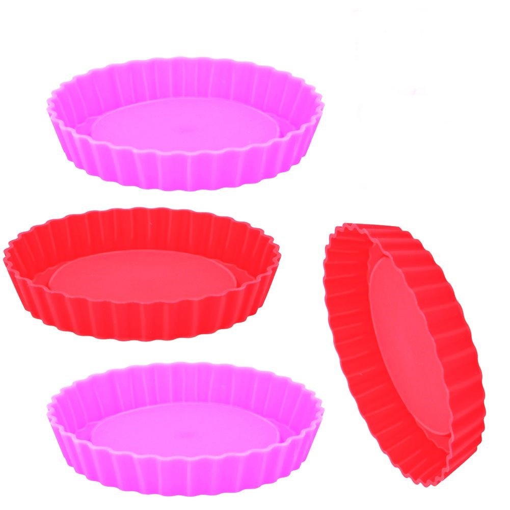Silikónové formičky na mini-tartletky / mini-tarty 4 ks. | Finesio.sk